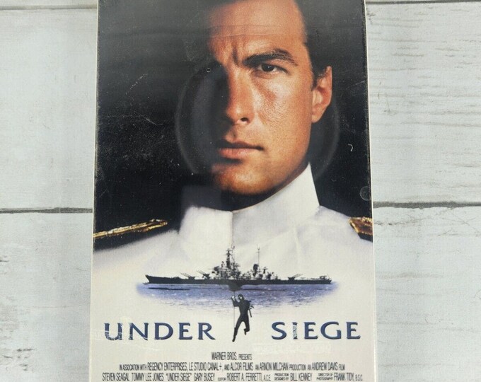 Under Siege (VHS, 1993) NEW, SEALED, Steven Seagal, Gary Busey, Tommy ...