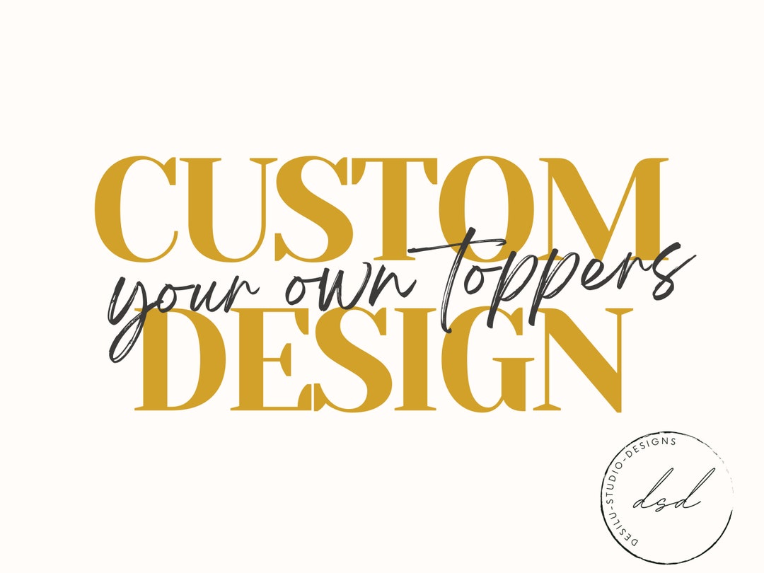 Cupcake Toppers for Any Occasion, Logo Cupcake Toppers, Design Your Own ...