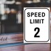 Speed Limit Sign Editable Race Car Birthday Party Sign - Etsy