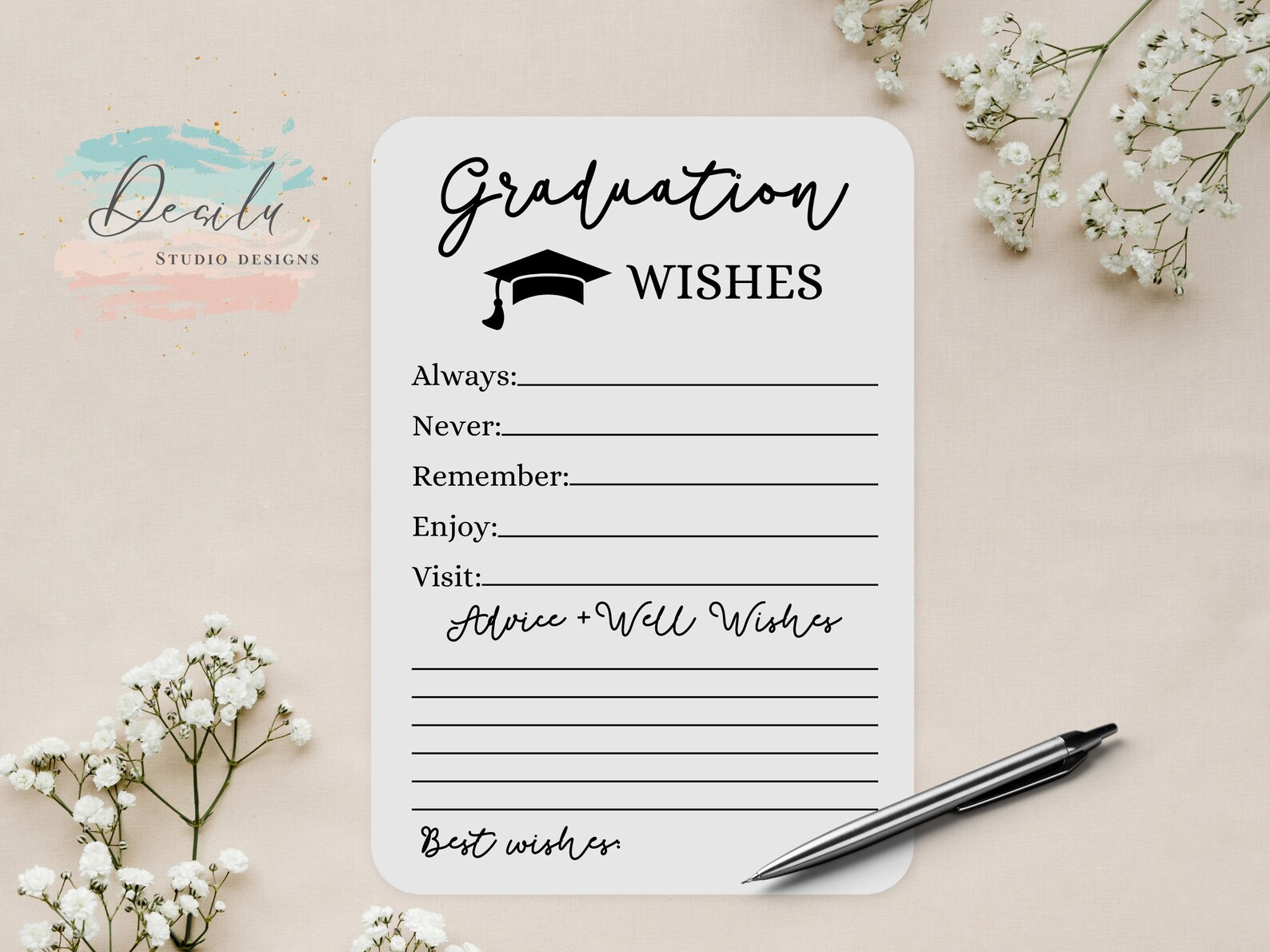 Graduation Advice and Wishes Cards, Simple Graduation Cards, Graduation ...