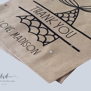Mermaid Thank You Party Favor Treat Bags, Mermaid Theme Party Favors ...