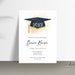 Editable Graduation Party Invitation Template, Printable Graduation ...