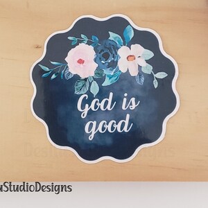 God is Good Sticker, Christian Bible Stickers, Bible Verse Sticker ...