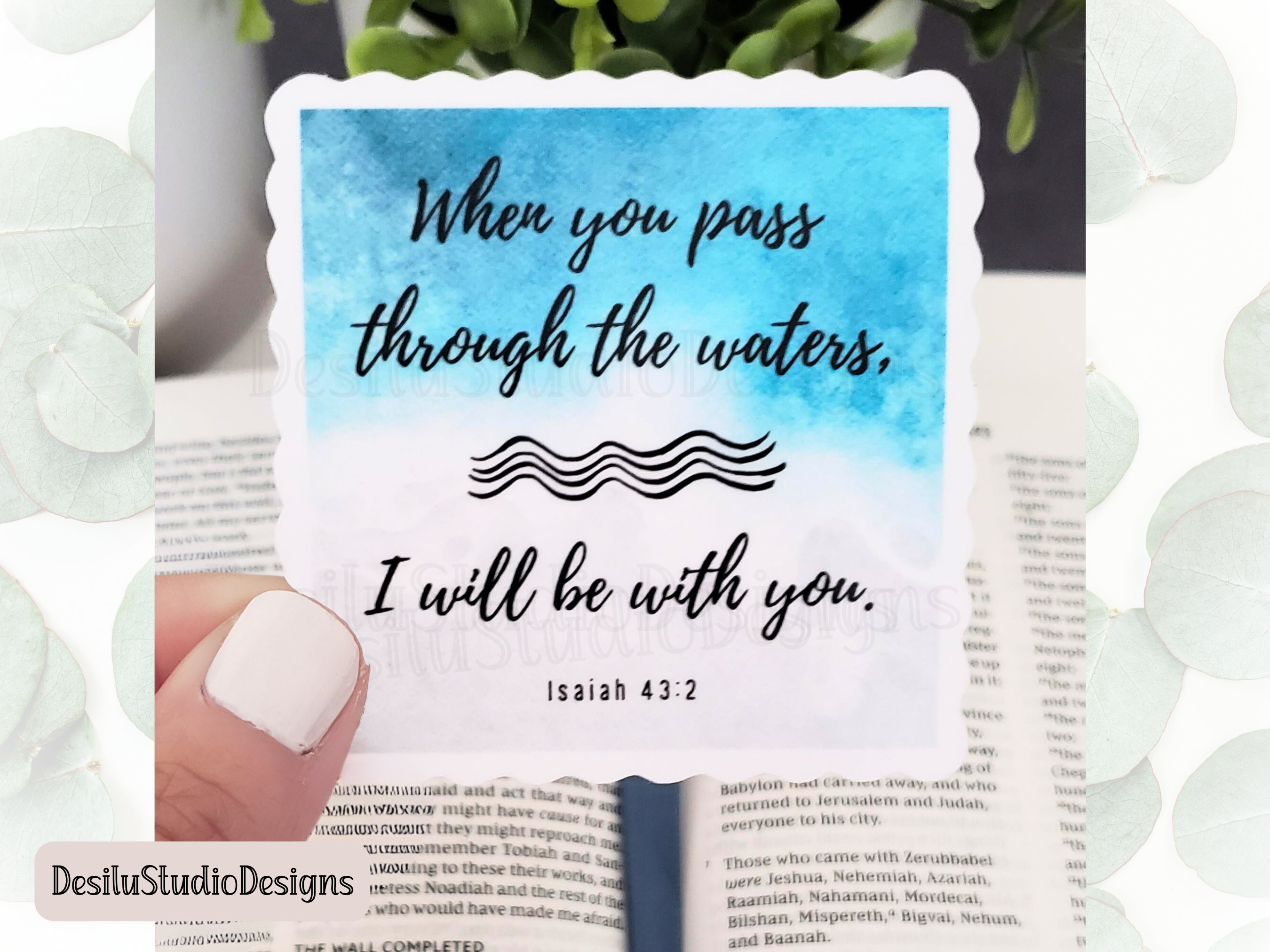 Christian Bible Stickers, Bible Verse Sticker, Faith Sticker, Die Cut ...