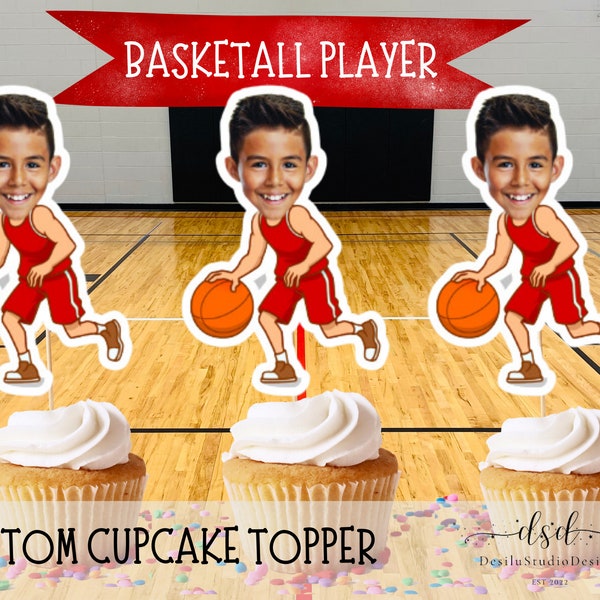 Basketball Cake Topper - Etsy