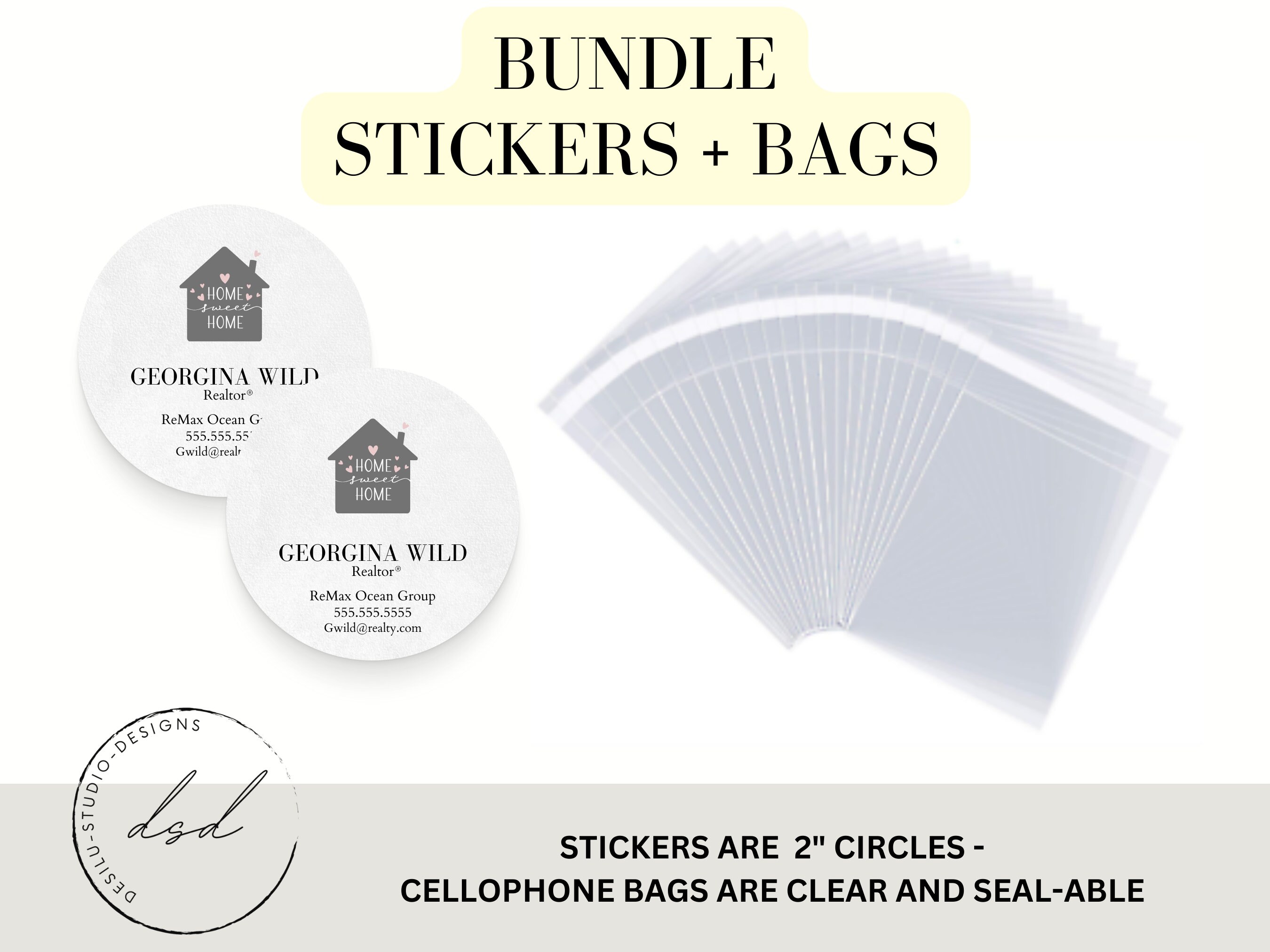 Personalized Labels for Realtor Open House 20 Custom Stickers for ...