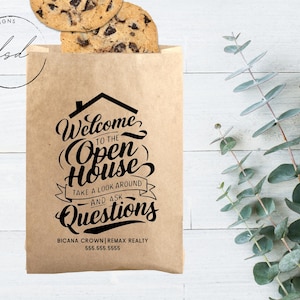 Welcome to the Open House Bakery Bags Real Estate Pop by Custom ...