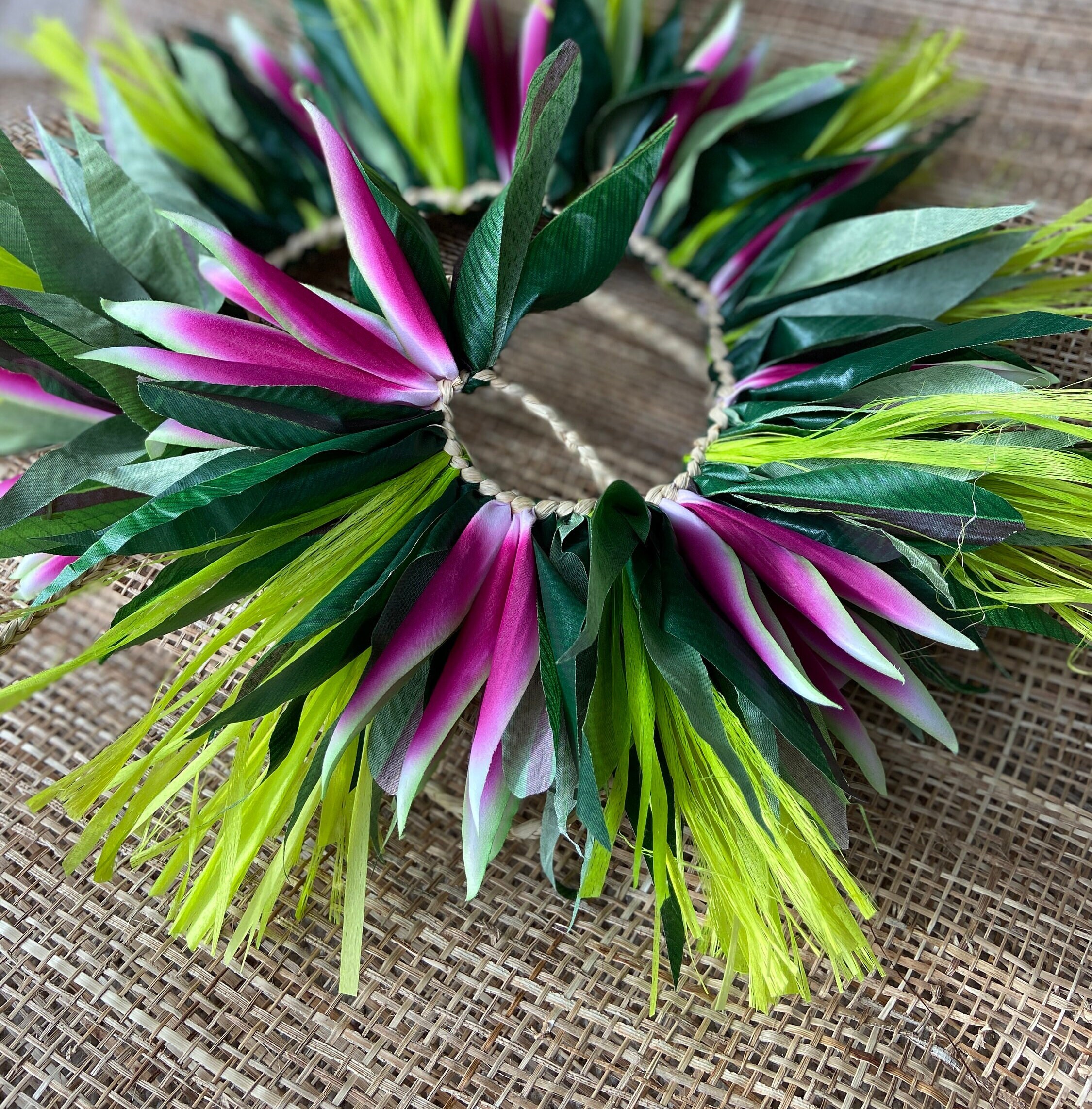 Silk Ti Leaf Hip Hei, Bird of Paradise Costume, Polynesian Dance - Etsy