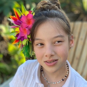 Polynesian Plumeria Hair Clip Tahitian Headdress Costume for Aparima ...