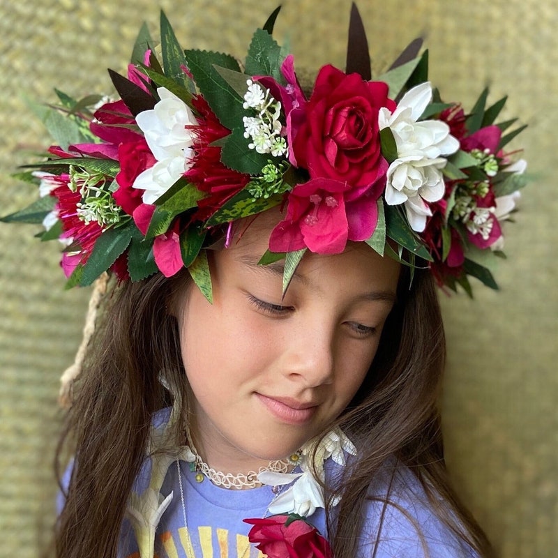 Silk Flower Crown - Etsy