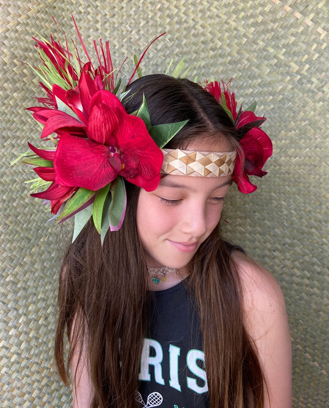Tahitian Headdress Ori Tahiti Fete Heiva Polynesian Headpiece - Etsy