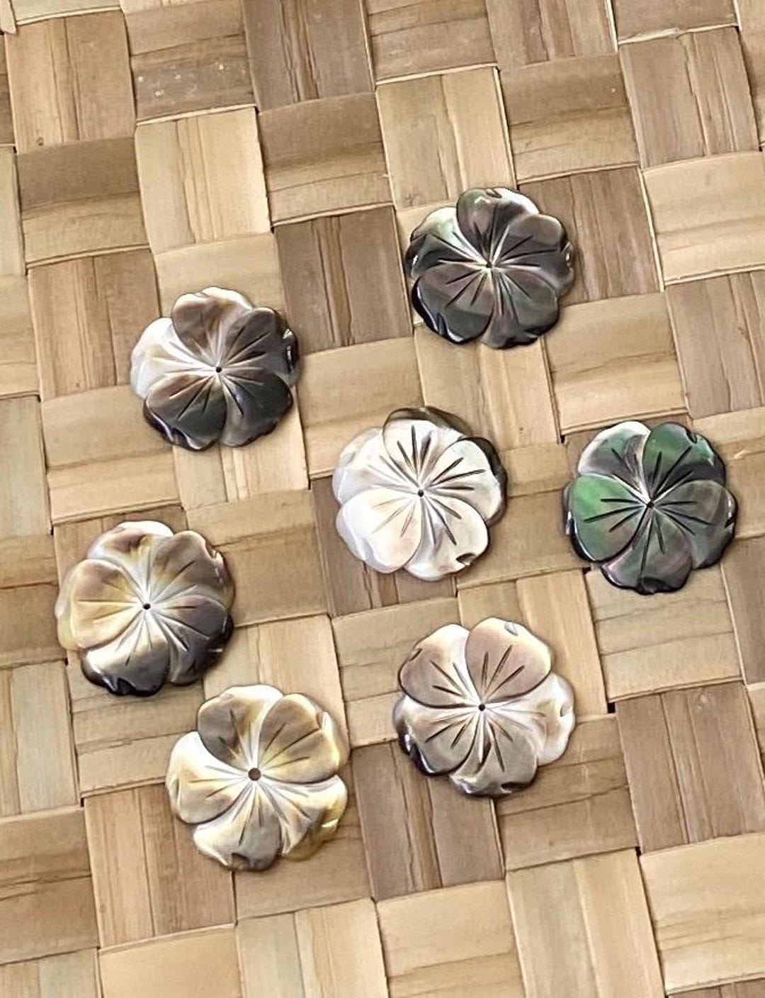 Baby Hibiscus Mother of Pearl Seashells, Polynesian Costume Making - Etsy