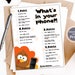 Thanksgiving What's in Your Phone Game, Game for Kids and Adults ...