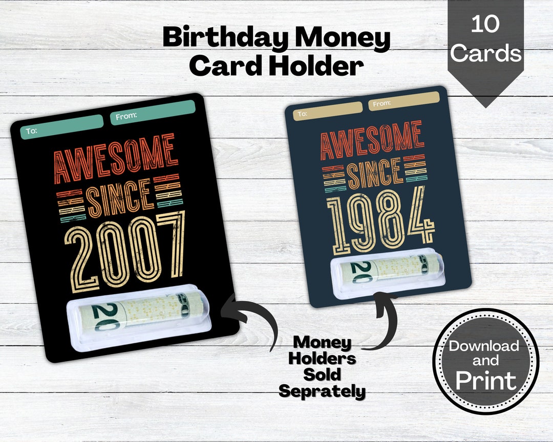 Birthday Money Gift Card Holders, Happy Birthdays Money Card Holder ...
