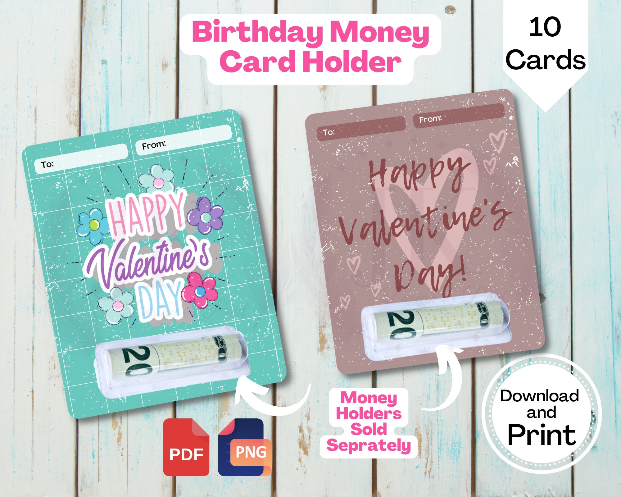 Valentine's Day Money Cards, Valentines Day Gift for Kids, Friends, Mom ...