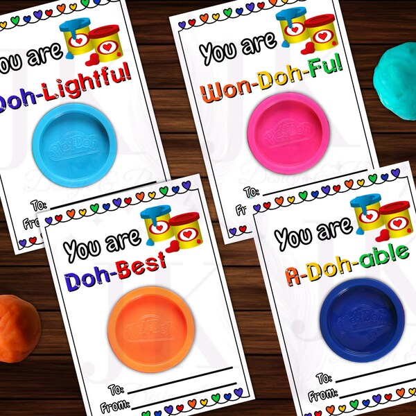 Play Doh Valentine - Etsy