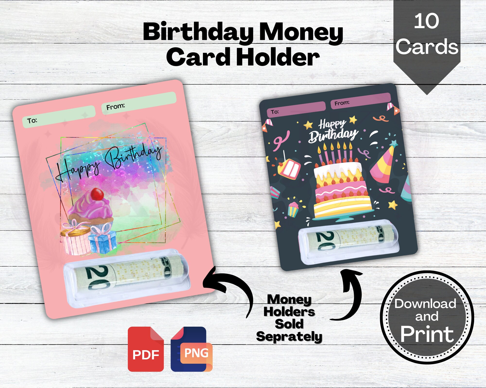 Cute Birthday Money Gift Card Holders, Happy Birthdays Money Card ...