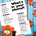 Thanksgiving What's in Your Phone Game, Game for Kids and Adults ...