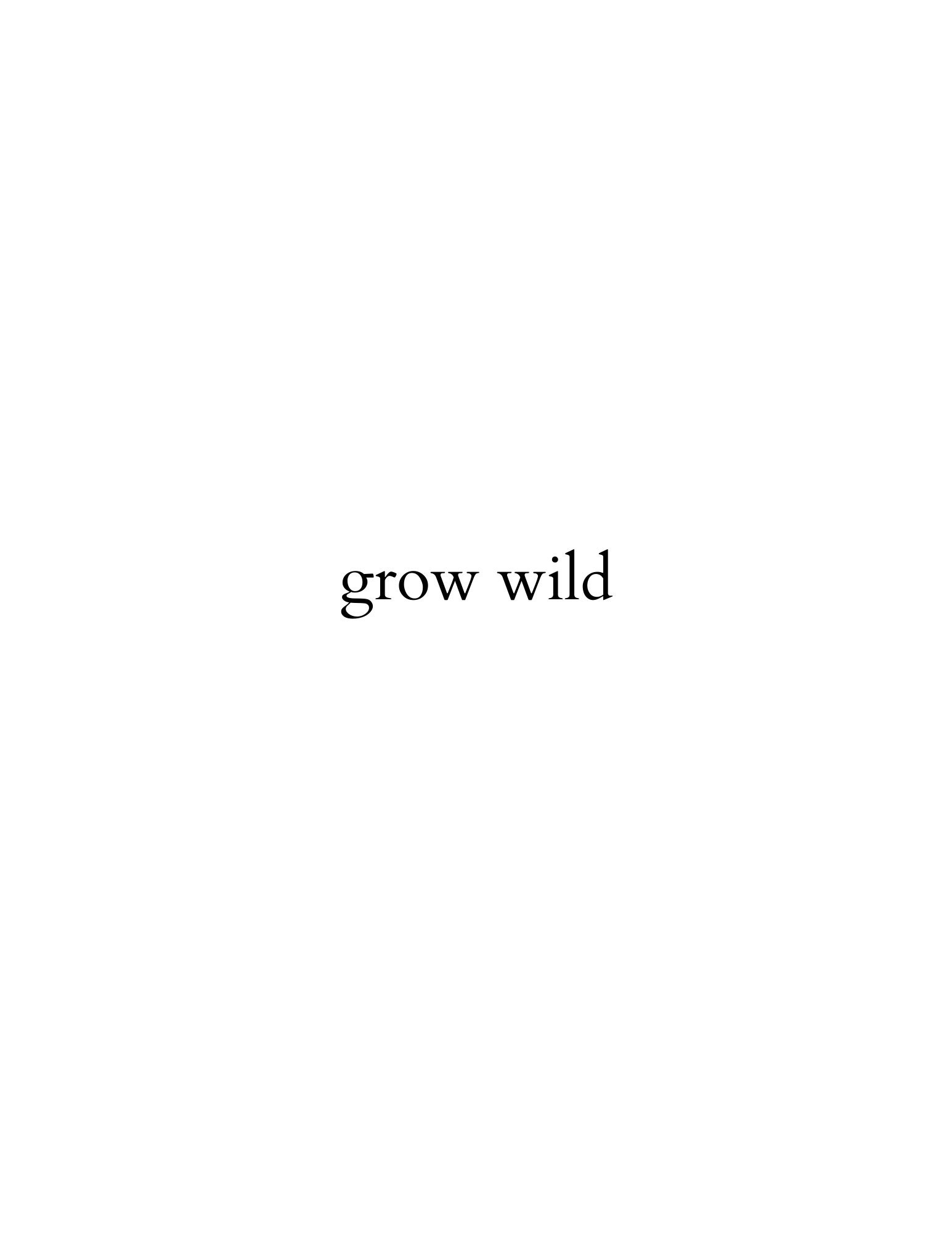 Grow Wild Little Child Print - Etsy