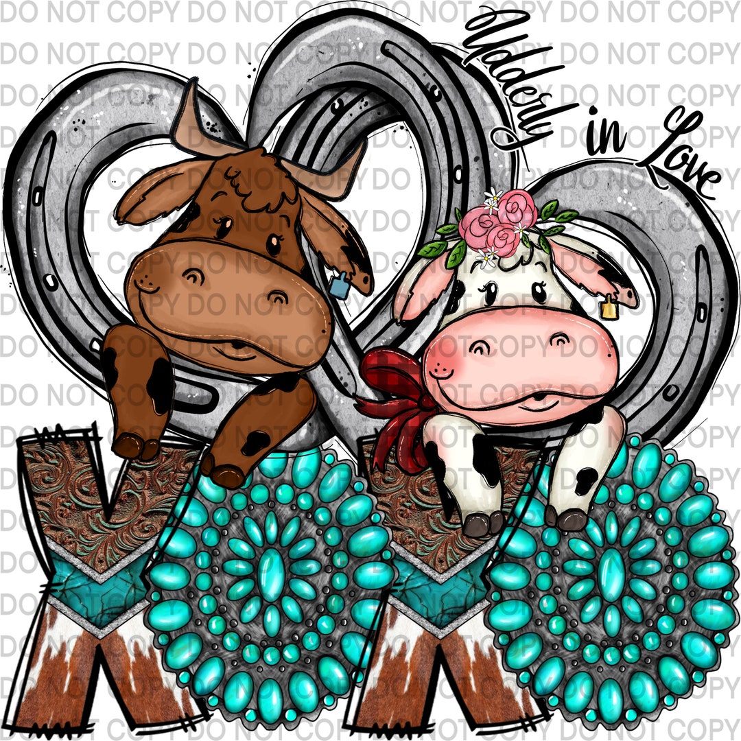 Udderly in Love PNG Design - Etsy
