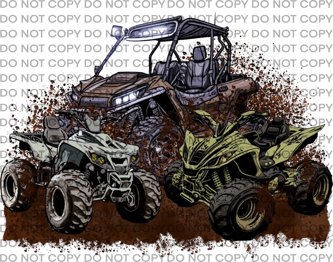 Mudding ATV & SXS PNG - Etsy