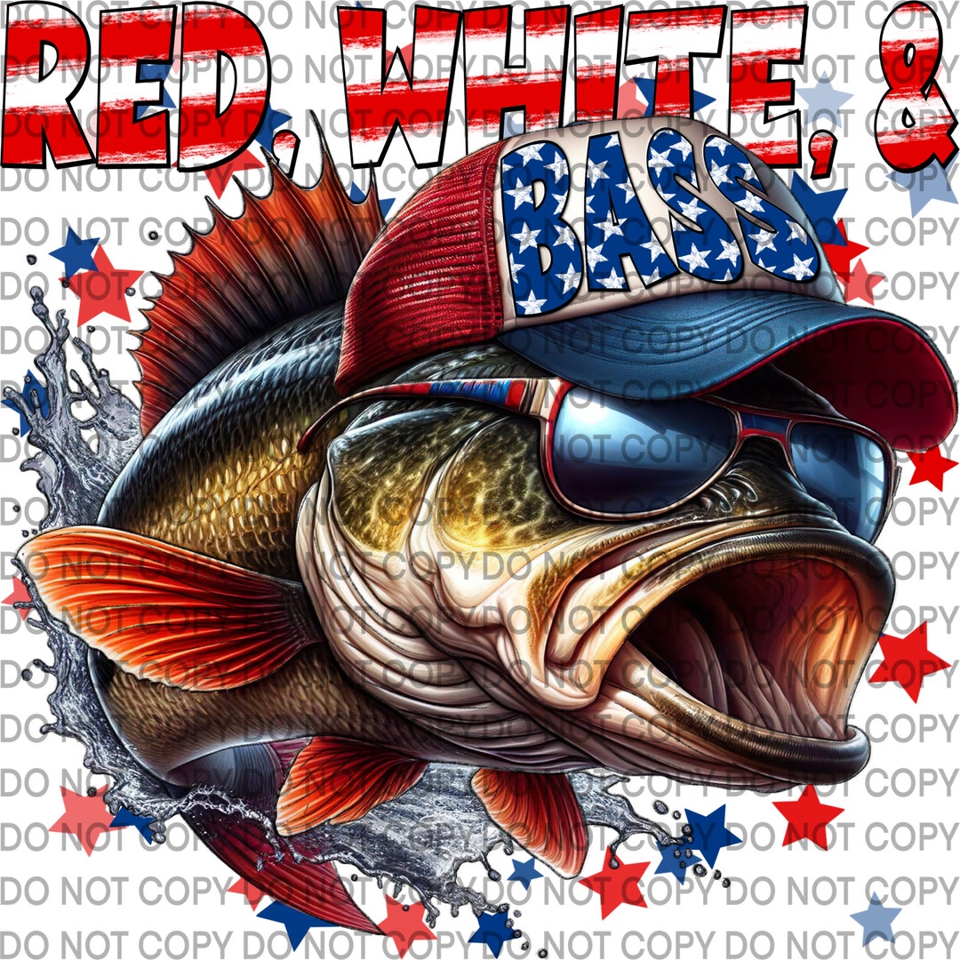 Red White & Bass PNG - Etsy