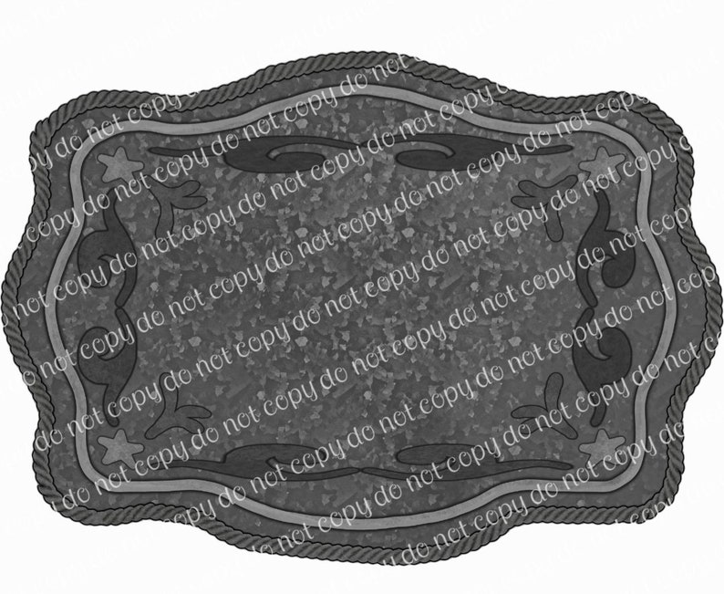 Western Belt Buckets Elements Cliparts (commerical Use) - Etsy