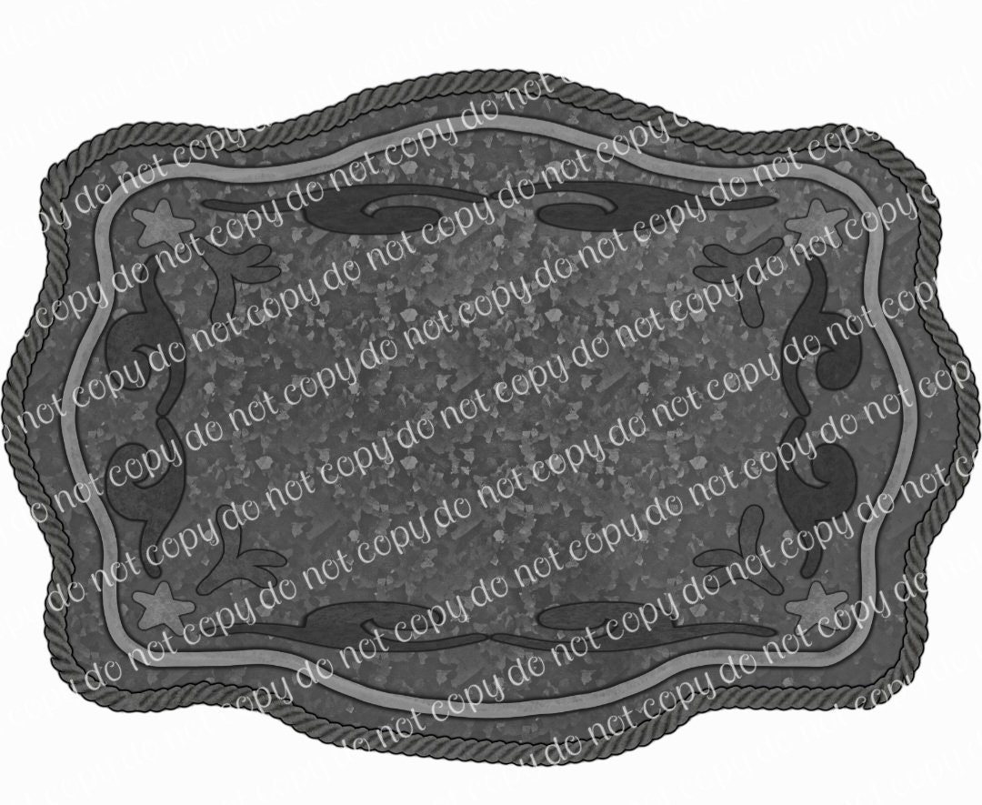 Western Belt Buckets Elements Cliparts (commerical Use) - Etsy