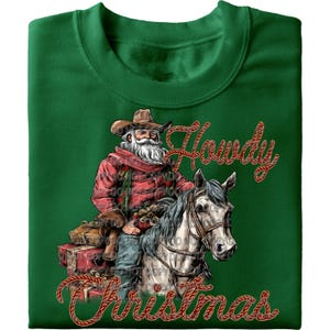 Howdy Christmas Santa PNG - Etsy