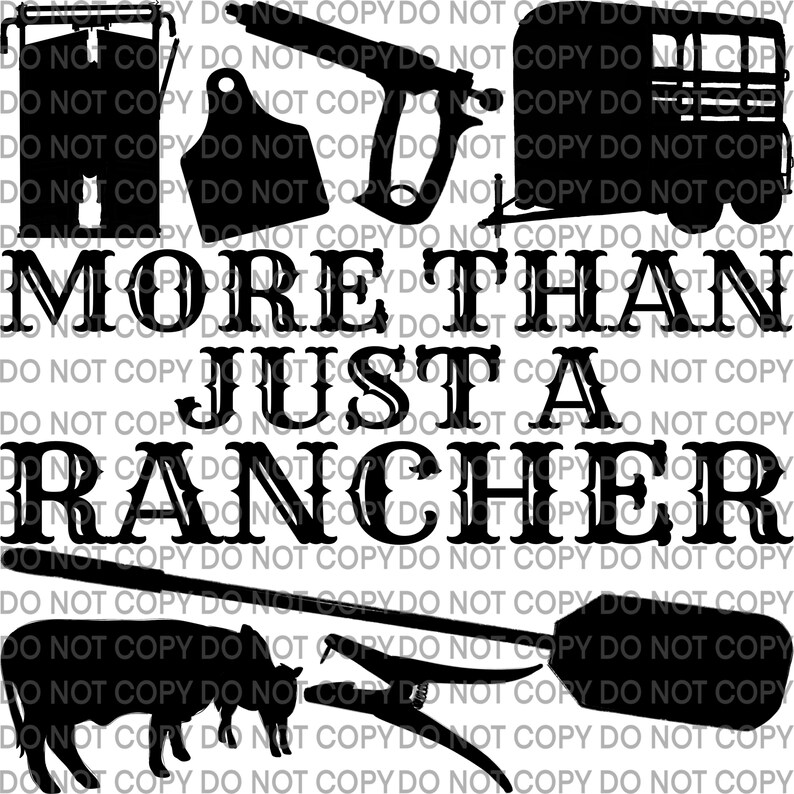 More Than Just a Rancher PNG - Etsy