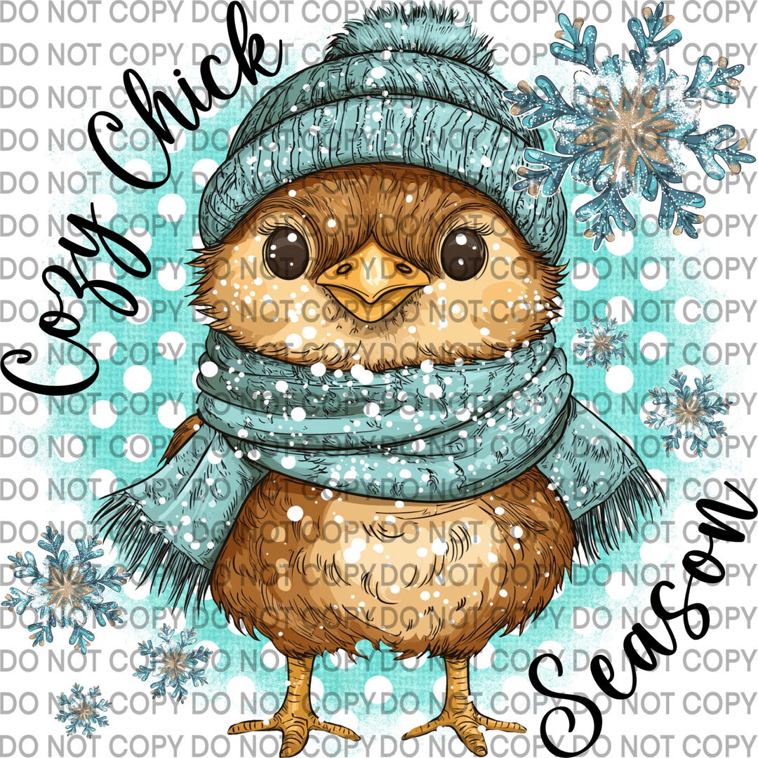 Cozy Chick Season PNG - Etsy