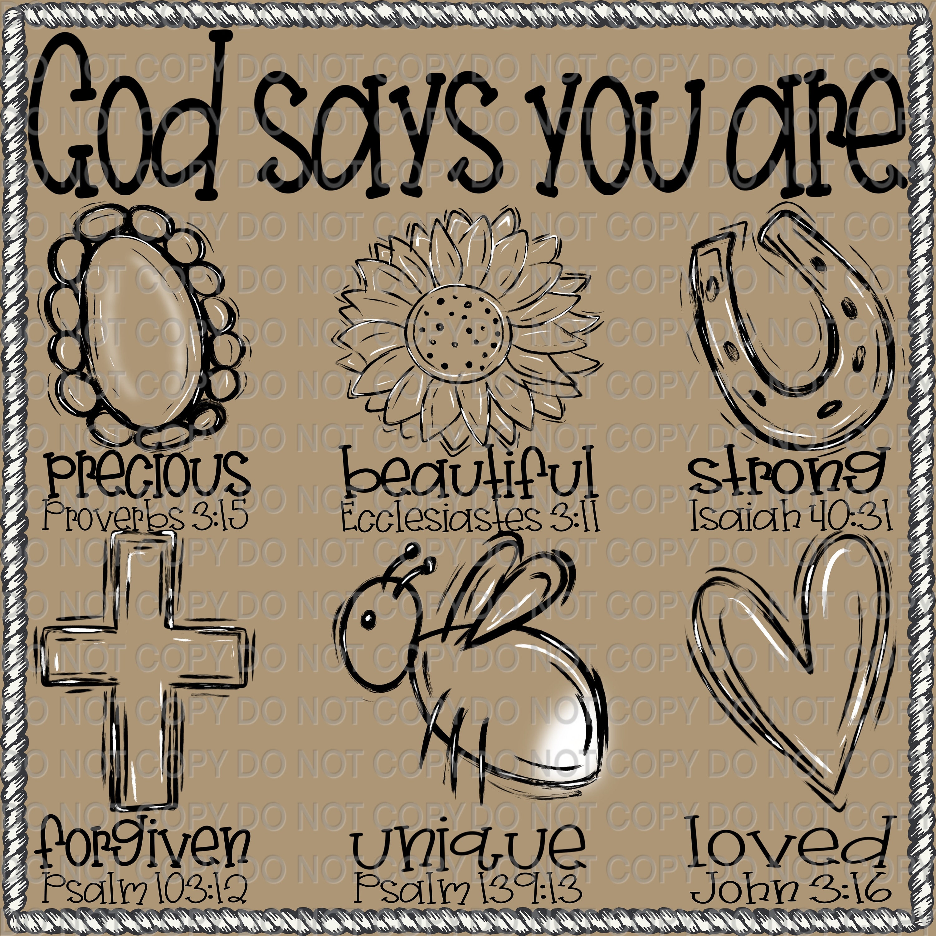 God Says You Are PNG Design - Etsy