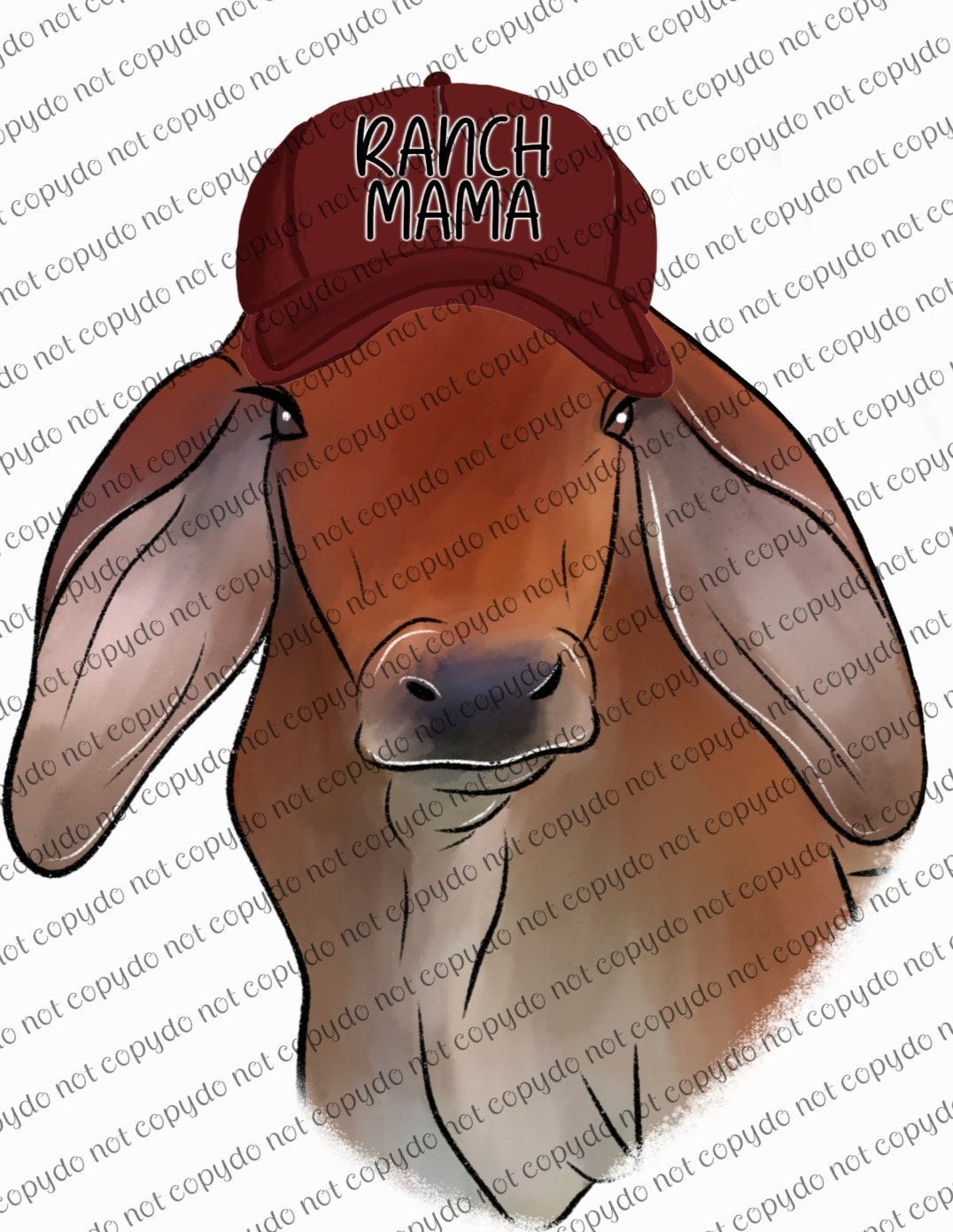 Ranch Mama Brahman PNG - Etsy