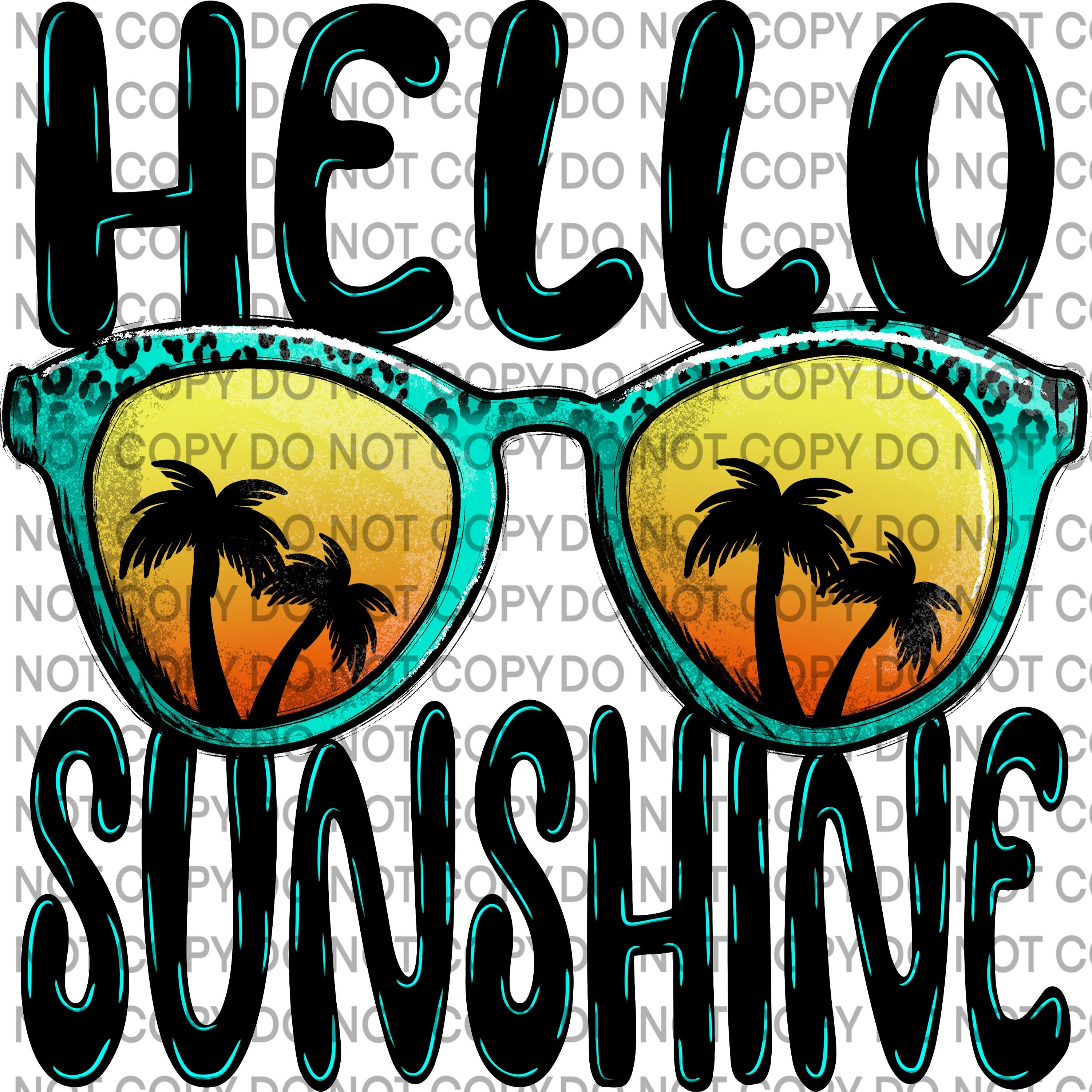 Hello Sunshine PNG - Etsy