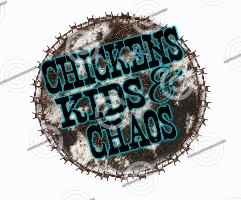 Chickens Kids Chaos Bundle PNG - Etsy