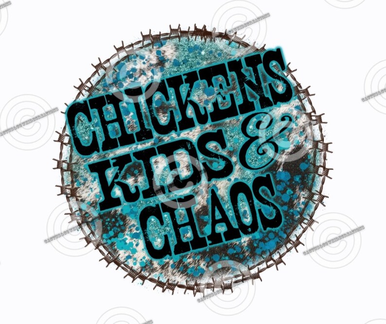 Chickens Kids Chaos Bundle PNG - Etsy