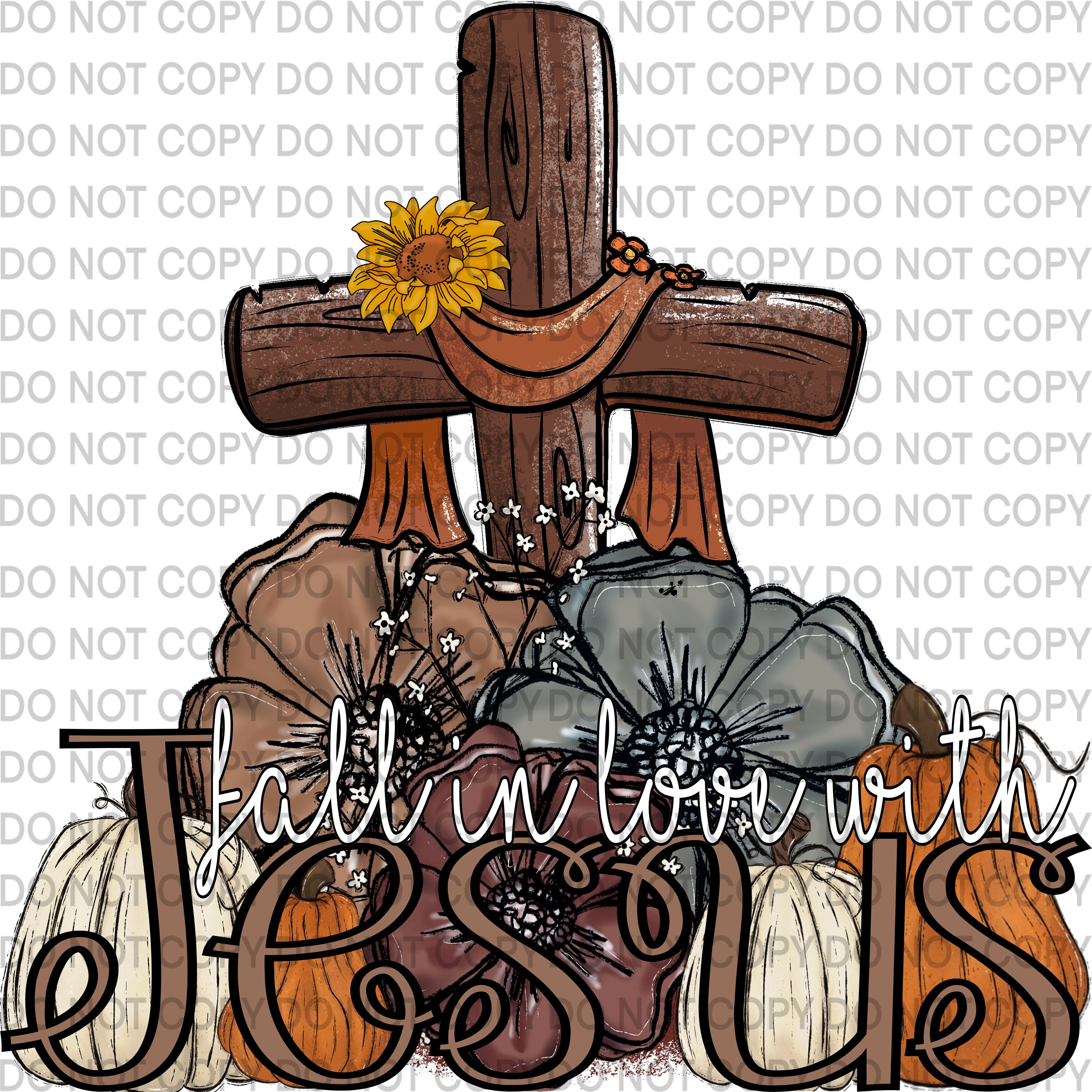 Fall in Love With Jesus PNG - Etsy