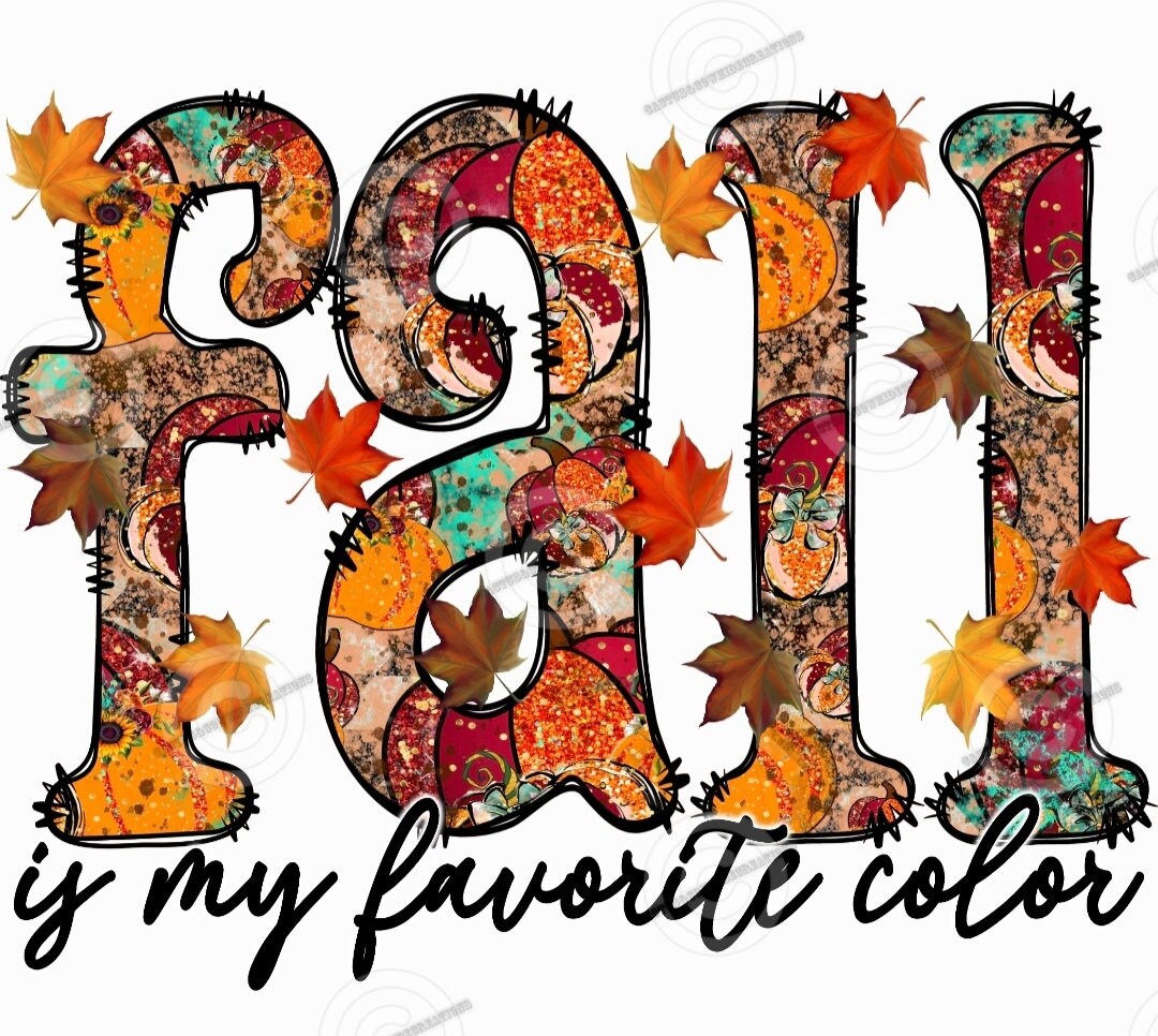 Fall is My Favorite Color PNG - Etsy