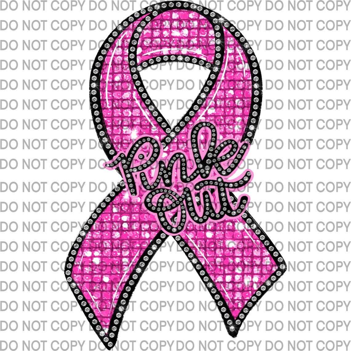 Pink Out Breast Cancer Awareness PNG - Etsy