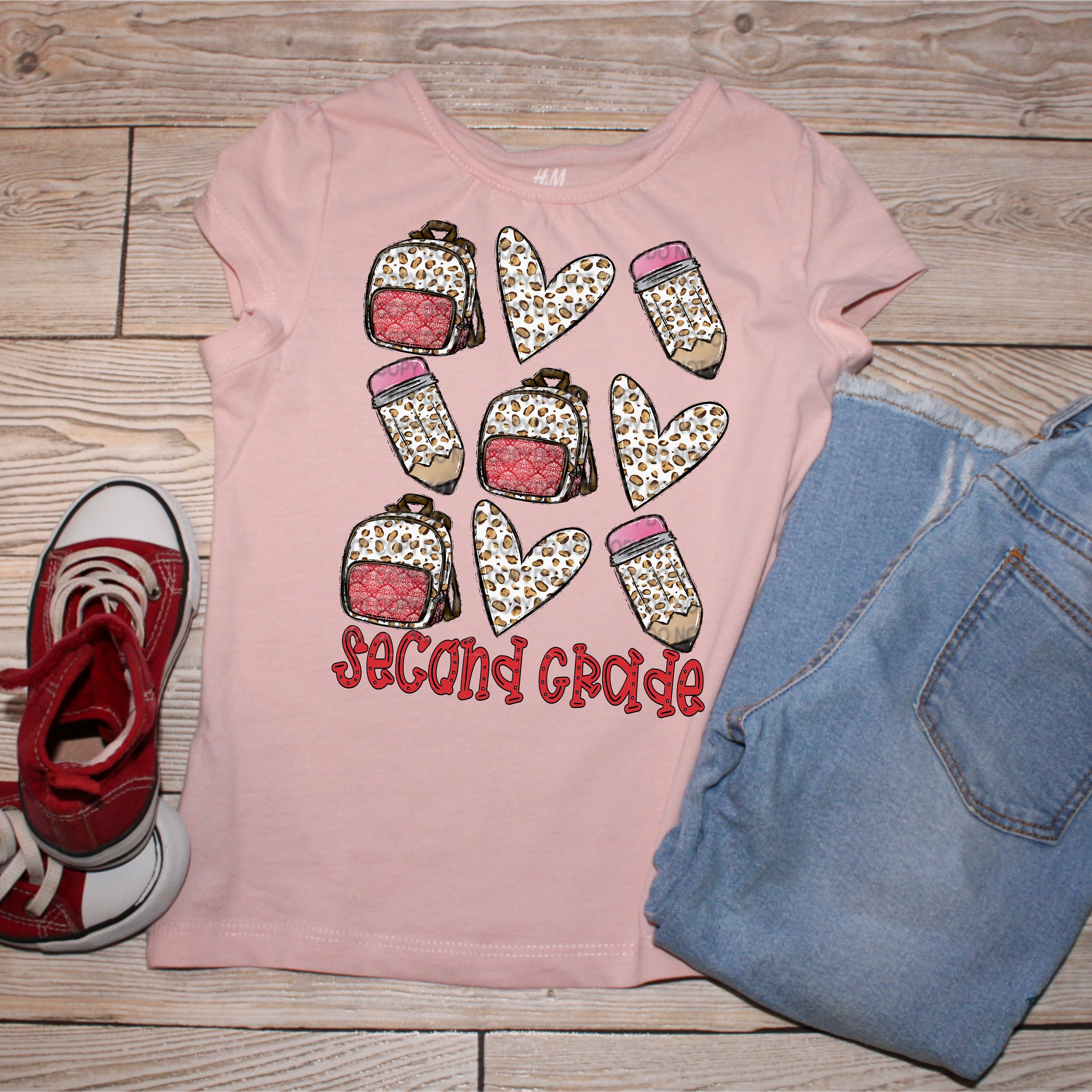 Leopard 2nd Grade School PNG - Etsy