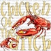 Chicken of a Ditch Crawfish PNG - Etsy