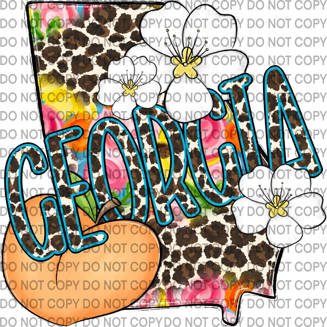Georgia State Design PNG - Etsy