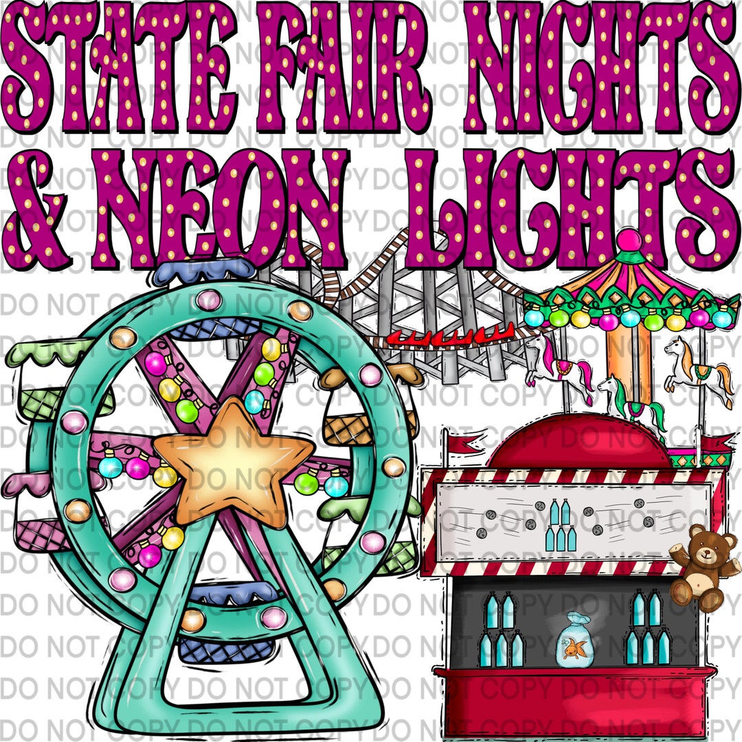 State Fair Nights & Neon Lights PNG Design - Etsy