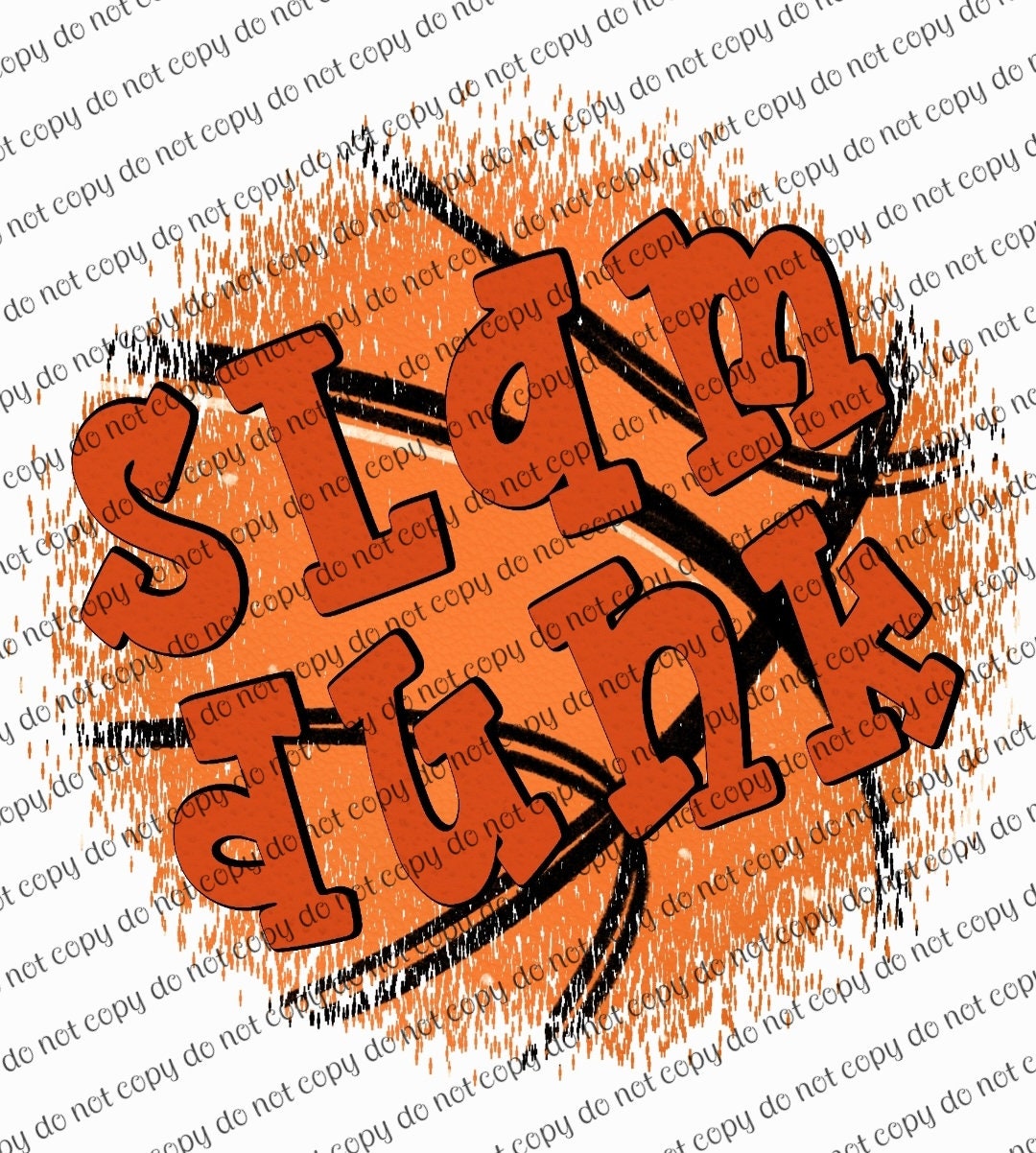 Slam Dunk Basketball PNG - Etsy