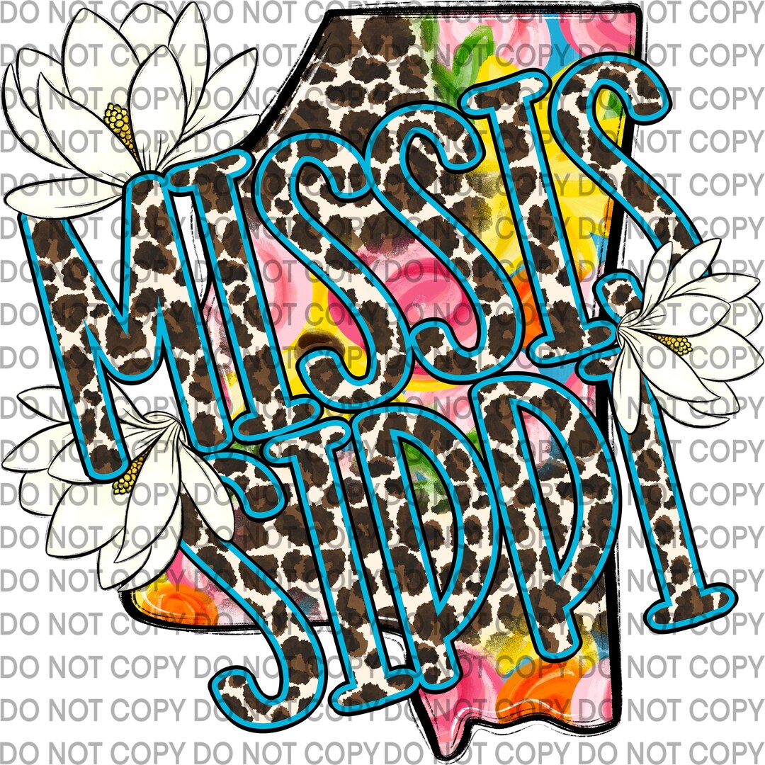 Mississippi State Design PNG - Etsy