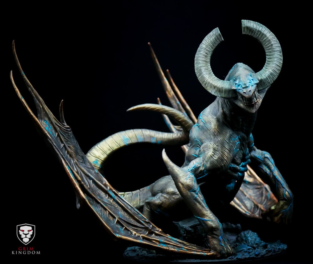 Painting Commission for Kingdom Death Monsters Dragon King - Etsy