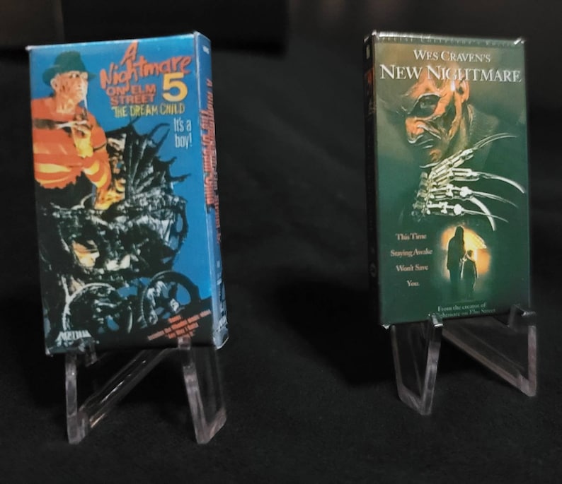 A Nightmare on Elm Street Mini VHS Box Magnets - Set of 7 - Etsy