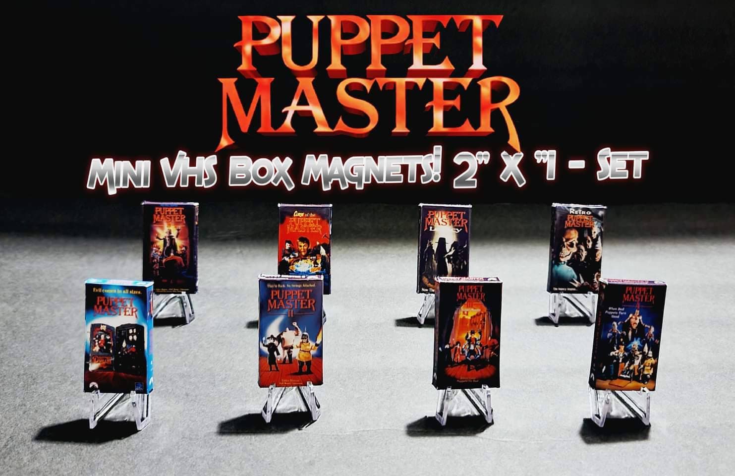 Puppet Master Mini VHS Box Magnets - Complete Set!! Sale!! - Etsy