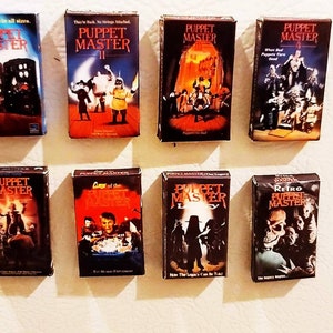 Puppet Master Mini VHS Box Magnets - Complete Set!! Sale!! - Etsy