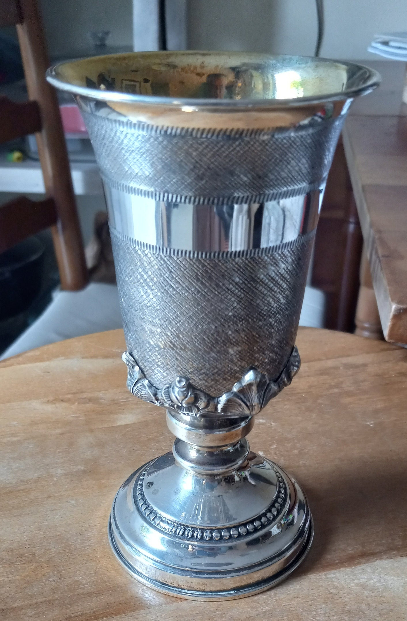Silver Goblet Chalice Cup - Etsy